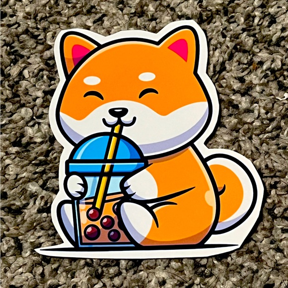 Other | Set Of 3 Kawaii Boba Tea Drinking Cute Animals Fox Turtle Panda ...